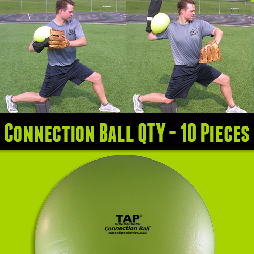 10 Piece 12" Connection Ball Bundle - U Go Pro Baseball