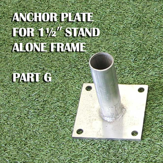 1.5" Stand Alone Frame Parts - U Go Pro Baseball